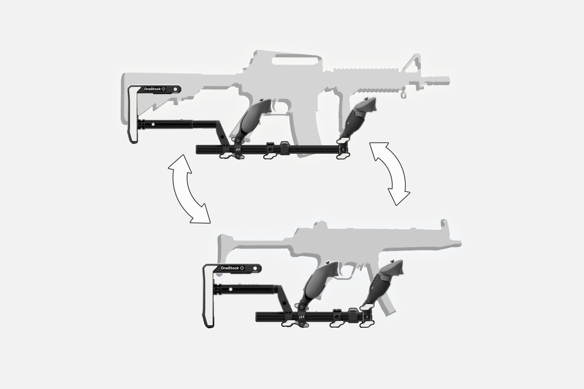 World's Most Adaptable VR Shooter Accessory –Wield VR OneStock